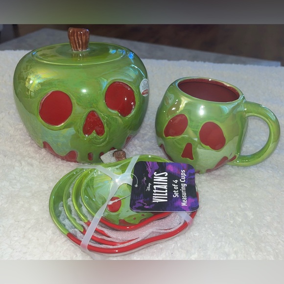 Disney | Kitchen | Disney Villains Poison Apple Set Nwt | Poshmark
